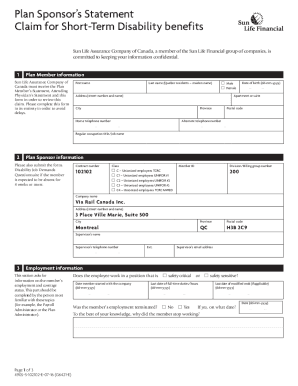 Fillable Online cdn.sunlife.comstaticcanadaPlan Sponsors Statement ...
