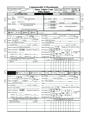 Fillable Online www.mass.govdocrmv-motor-vehicle-crashCommonwealth of ...