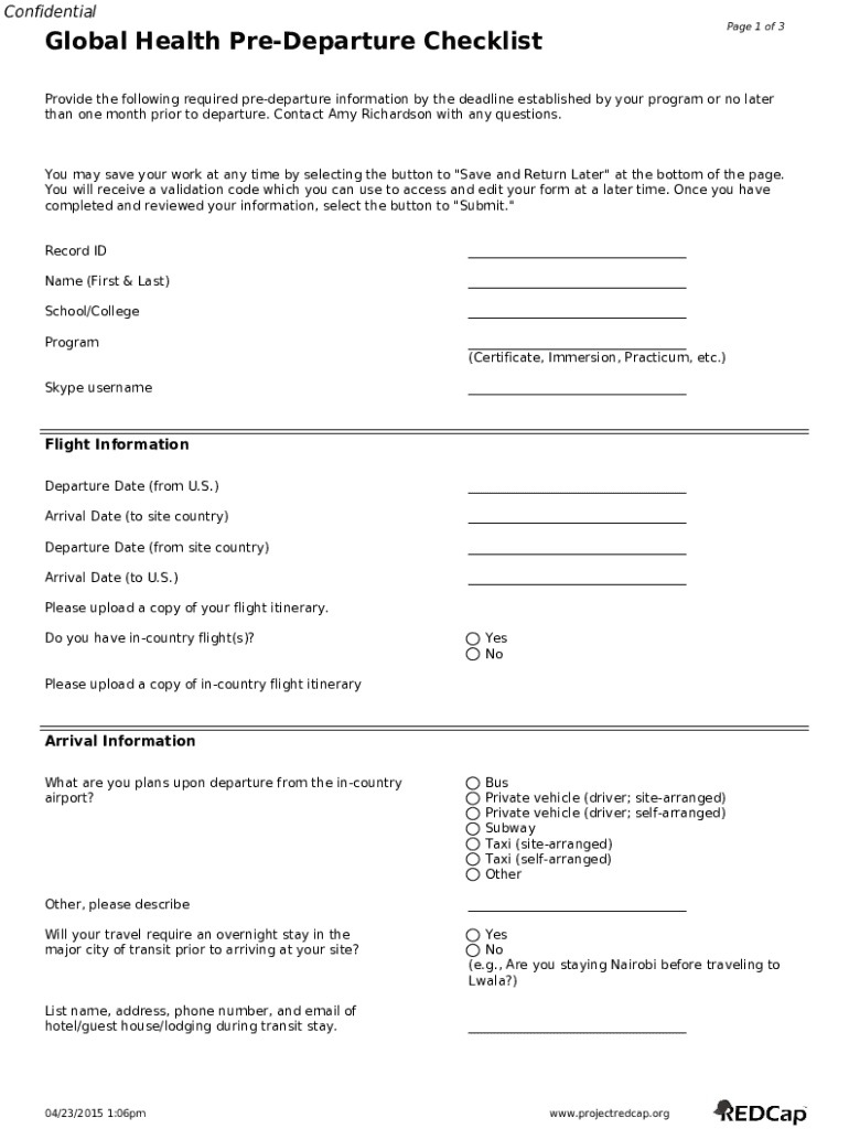 Fillable Online nursing vanderbilt USF HEALTH INTERNATIONAL PRE ...