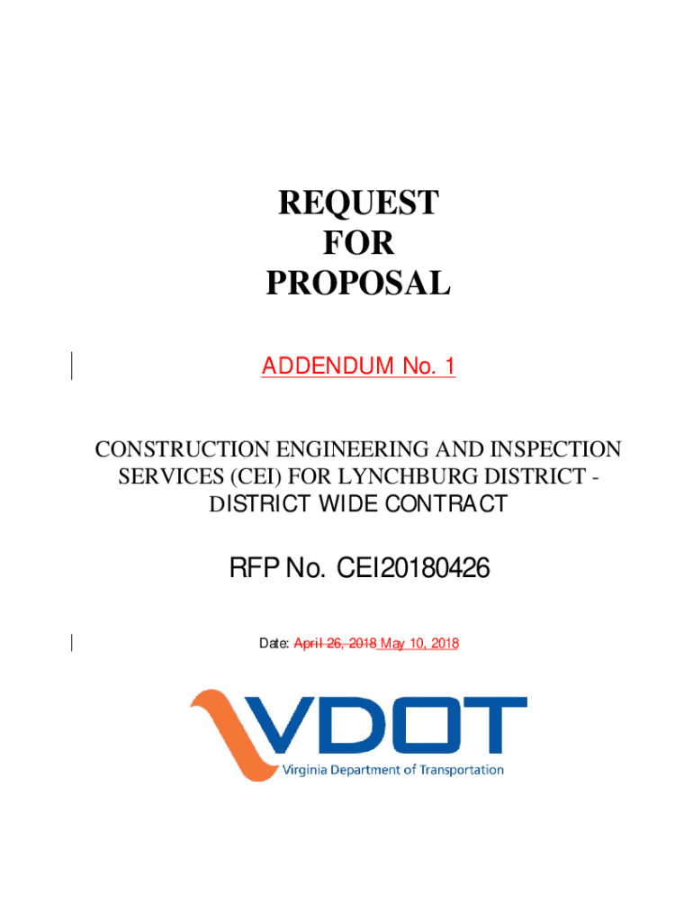 Fillable Online www.vdot.virginia.govbusinessresourcesProject ...