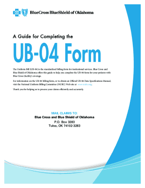 Fillable Online Overview of the UB-04 Billing Claim Form - Verywell HealthOverview of the UB-04 ...