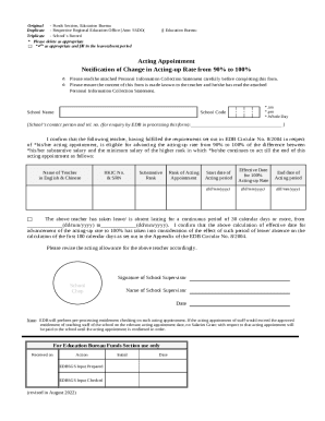 as appropriate Acting Appointment for Administrative ... - Education ...