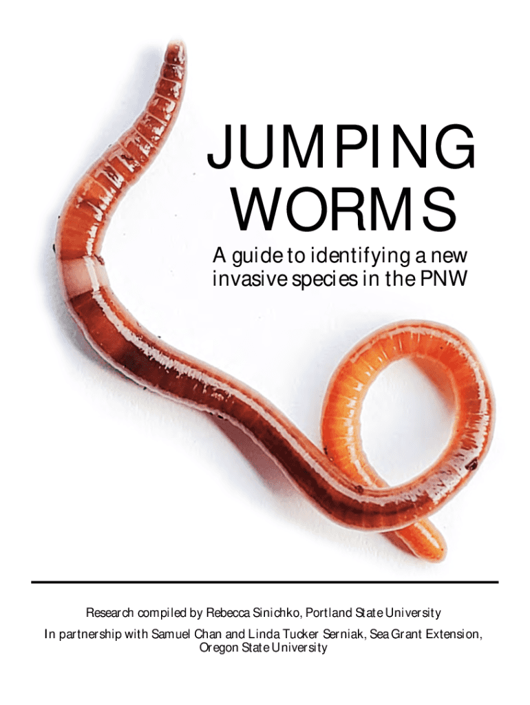 Fillable Online repository.library.noaa.govviewnoaaJumping Worms: A ...
