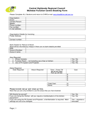 Fillable Online intranet.chrc.qld.gov.auwp-contentuploadsFACILITY ...