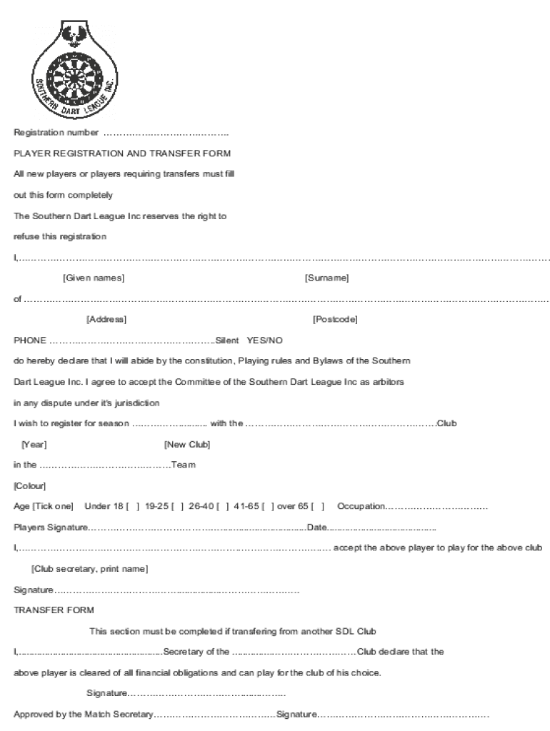 Fillable Online Transfer Form.cdr Fax Email Print - pdfFiller