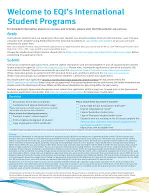 Fillable Online Student application form. Student application form Fax ...