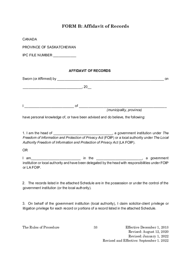 Fillable Online notaryconnect.ca04Form-6B-Affidavit-of-ServiceForm 6B ...