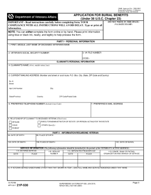 Fillable Online www.va.govvaformsvaVA Form 40-1330M, CLAIM FOR ...