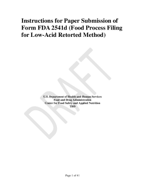 Fillable Online www.fda.govmedia86794Instructions for Paper Submission ...