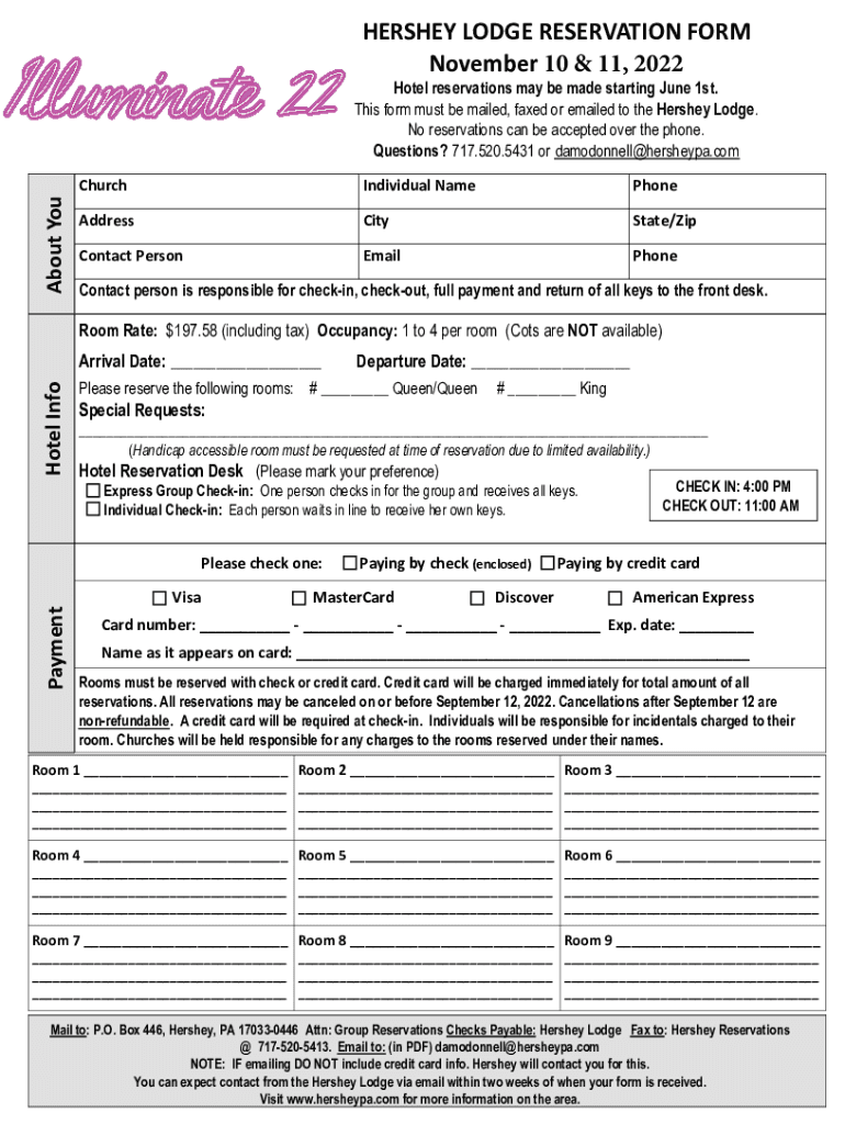 Fillable Online www.signnow.comfill-and-sign-pdf-form33689Hershey Lodge Reservations - Fill Out ...