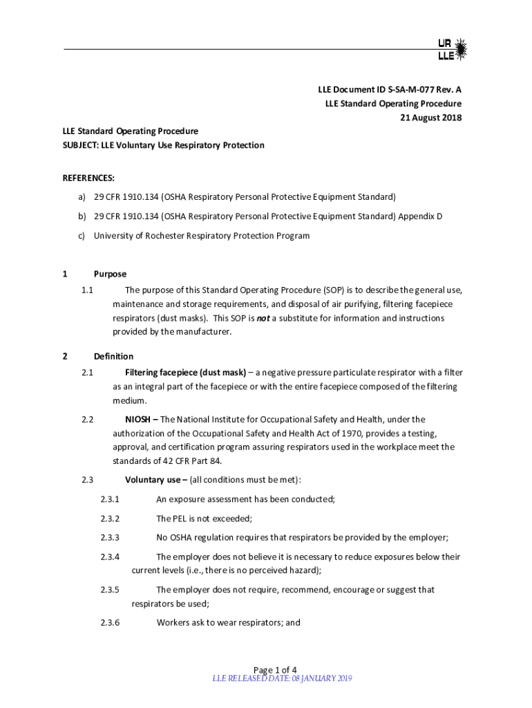 Fillable Online www.docformats.comstandard-operating-procedureStandard Operating Procedure (SOP ...