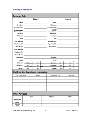 Fillable Online Data Gathering Checklist Form Fax Email Print - pdfFiller