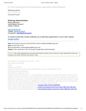 Fillable Online Fw: Form submission from: Planning Pre-Application ...