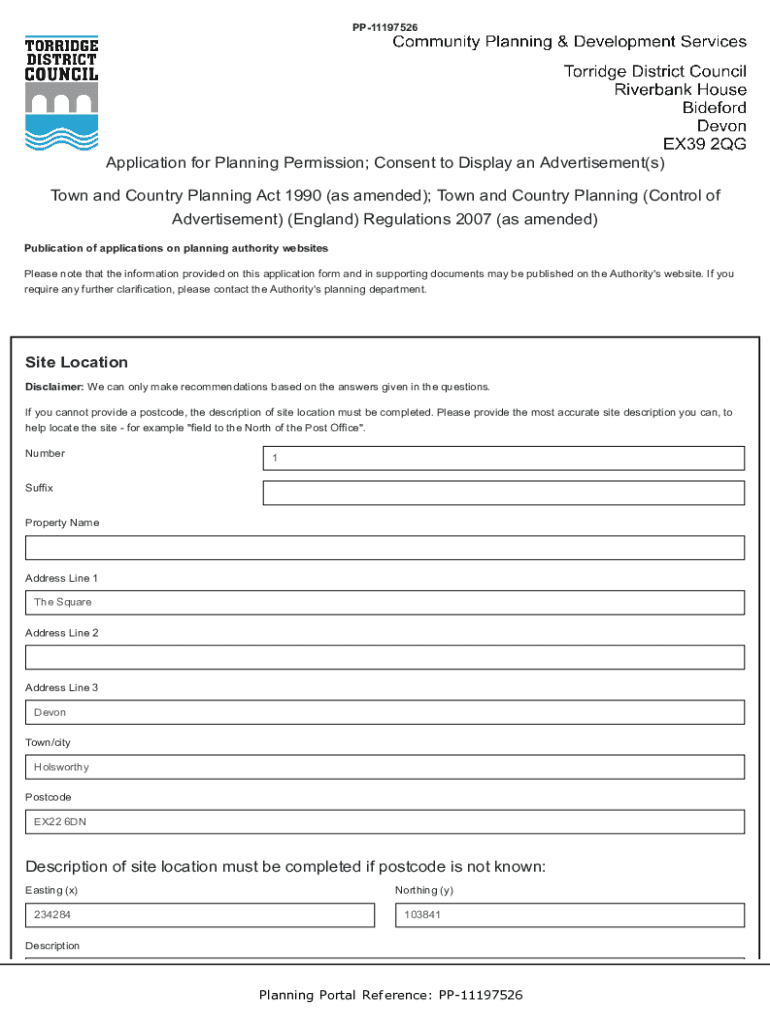 Fillable Online fill.ioFull-Planning-Permission-AndFillable Full ...