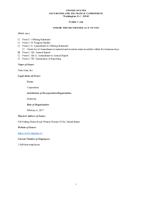 Fillable Online Data Gran Form C-AR and Exhibits- SEC PDF 4-29-22.pdf ...