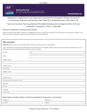 Fillable Online Prior Approval applications - Planning Portal Fax Email ...