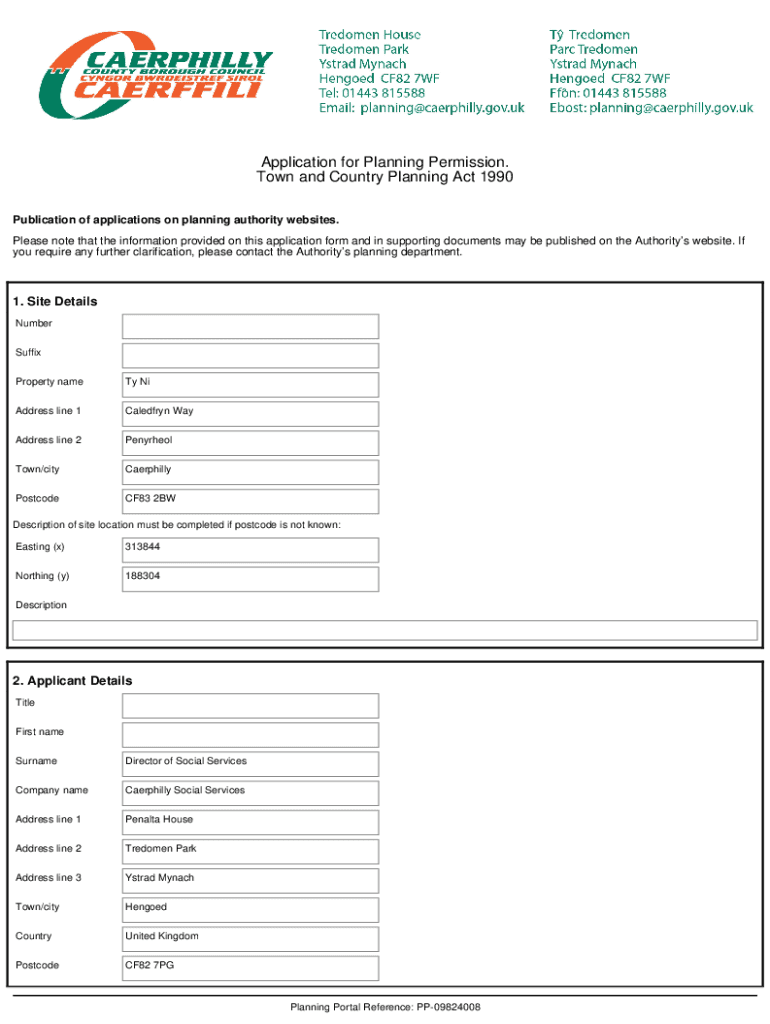 Fillable Online Planning Application Search - Bath and North East ...