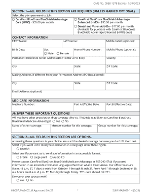 Fillable Online OMB No. 0938-1378 Expires: 7/31/2023 Individual ...