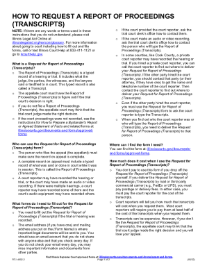 Fillable Online Illinois Standardized Forms - Approved - How to Request ...