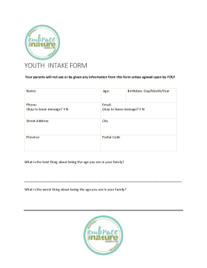 Fillable Online www.nextstepyouthtransport.comyouth-intake-formYouth ...