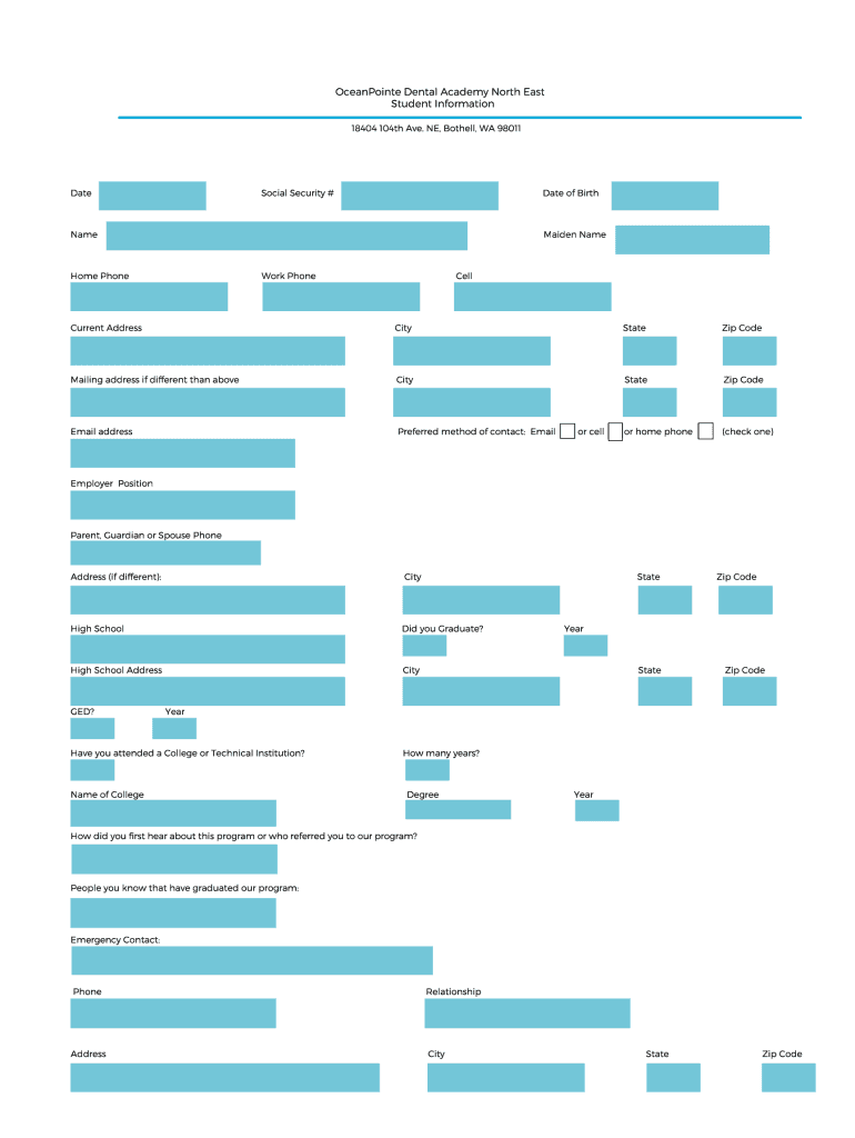 Fillable Online Bothell Registration form Fax Email Print - pdfFiller