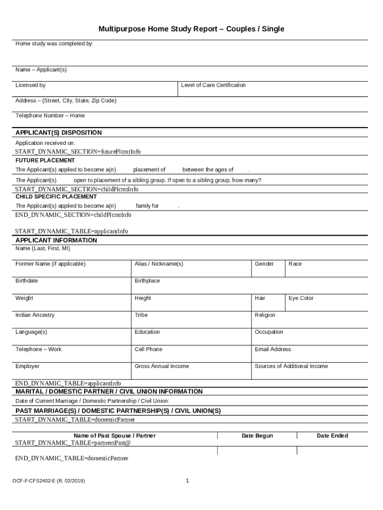 Structured Analysis Family Evaluation (SAFE) Home Study ... - Wisconsin ...