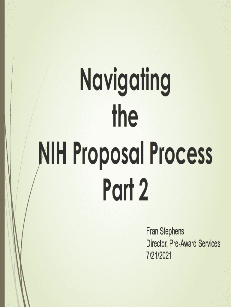 Fillable Online www.eventbrite.comenavigating-the-nih ...