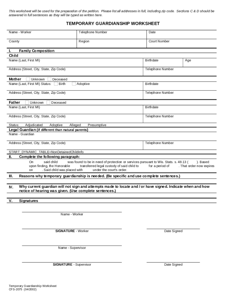 REQUEST FOR EMERGENCY DETENTION OR PICK-UP ORDER - Wisconsin - dcf ...
