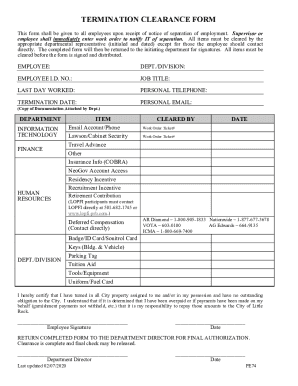 Fillable Online Separation Notice Requirements by State ...