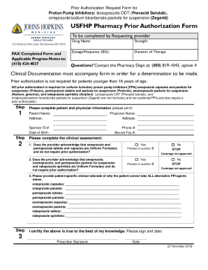 Fillable Online Prior Authorization Request Form for Prevacid Solutab ...