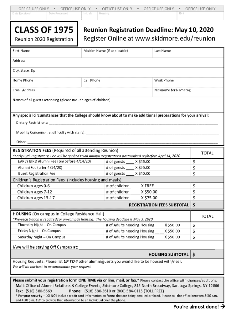 Fillable Online www.pdffiller.com536735871--Early-BirdFillable Online *Early Bird Registration ...