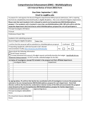 Fillable Online 2021 BoR Comprehensive Enhancement (ENH ...