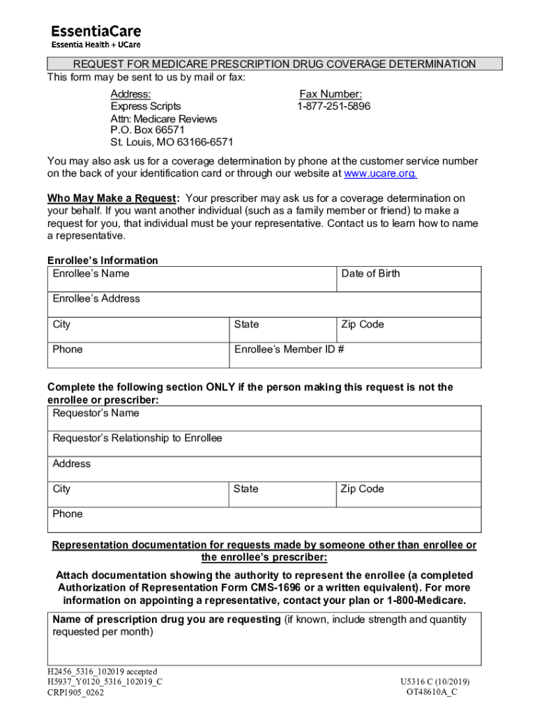 Fillable Online docs.ucare.org filerpublic filesREQUEST FOR MEDICARE ...