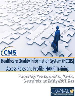Fillable Online Healthcare Quality Information System (HCQIS) Access Roles and Profile ... Fax ...