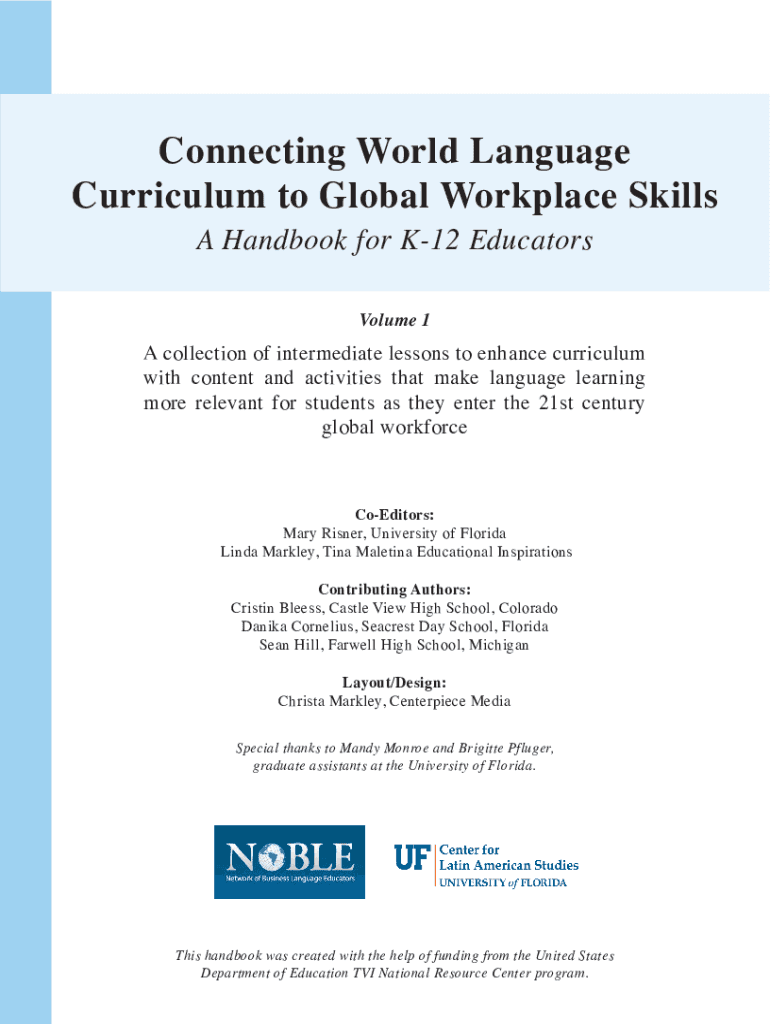 Fillable Online nble.orgwp-contentuploadsConnecting World Language ...