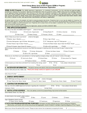 Fillable Online gems hawaii Hawaii Green Infrastructure Authority Green ...