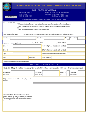 Fillable Online www.surfpac.navy.milPortals54COMNAVSURFPAC INSPECTOR ...