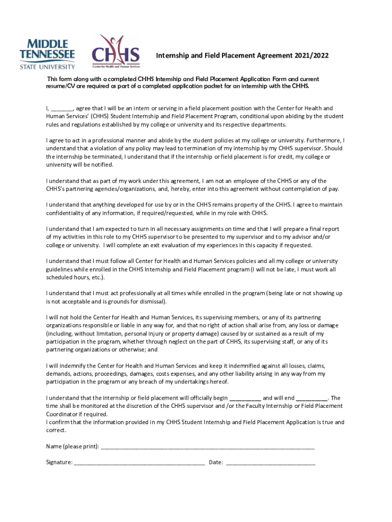 Fillable Online www.template.netformsinternship-placement-form10 ...