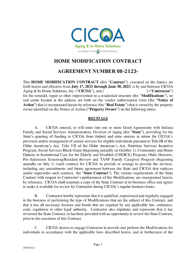 Fillable Online www.lawinsider.comclausecontract-modificationContract ...