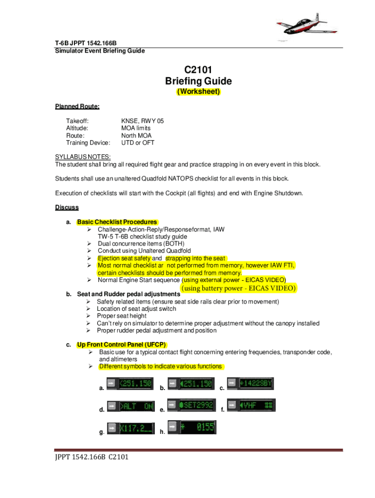Fillable Online documents.pubdocumentc2201-briefing-guideC2201 Briefing ...