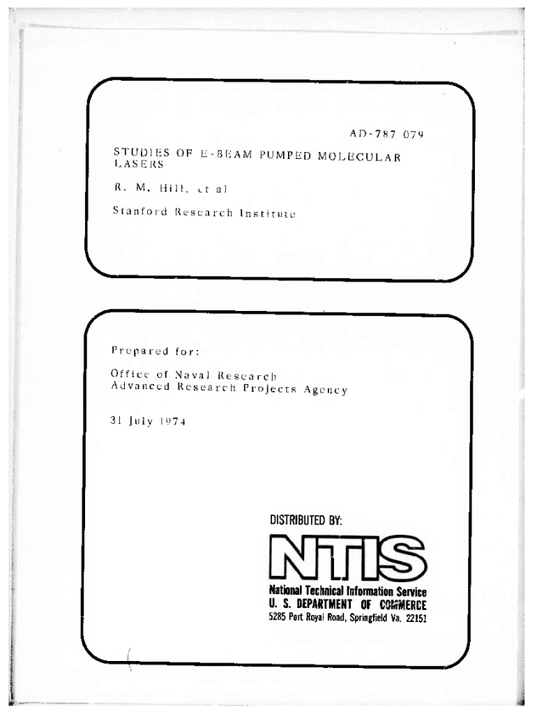 Fillable Online DISTRIBUTED BY - DTIC Fax Email Print - pdfFiller