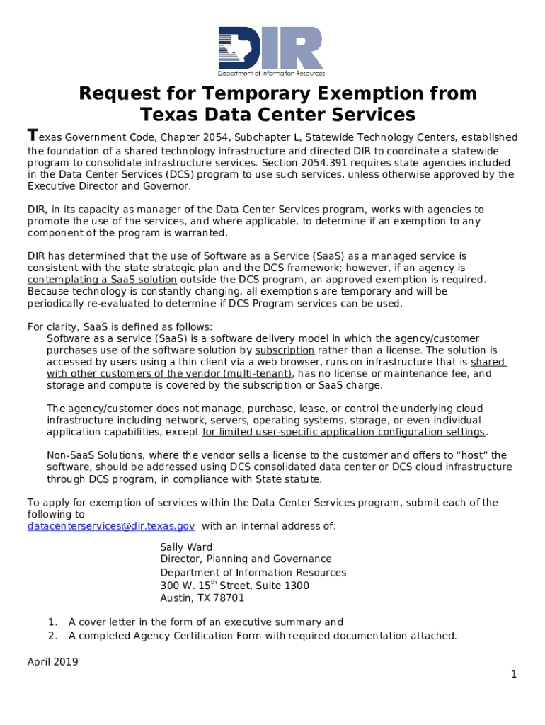 dir.texas.govresource-library-itemdcsDCS Temporary Exemption Request ...