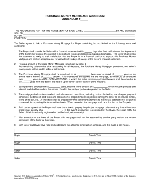 Fillable Online Addendum to Purchase Agreement Templates & Examples Fax ...
