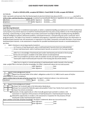 Fillable Online LEAD-BASED PAINT DISCLOSURE FORM - LoopNet.com Fax ...