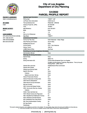 Fillable Online Los angeles county department of regional planning land ...