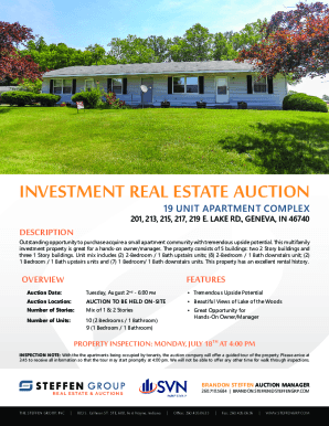 Fillable Online Auction.com: Real Estate Auctions for Foreclosures and ...