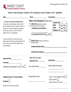 Fillable Online What is Your Emergency? (check one - Ramsey County, Minnesota Fax Email Print ...