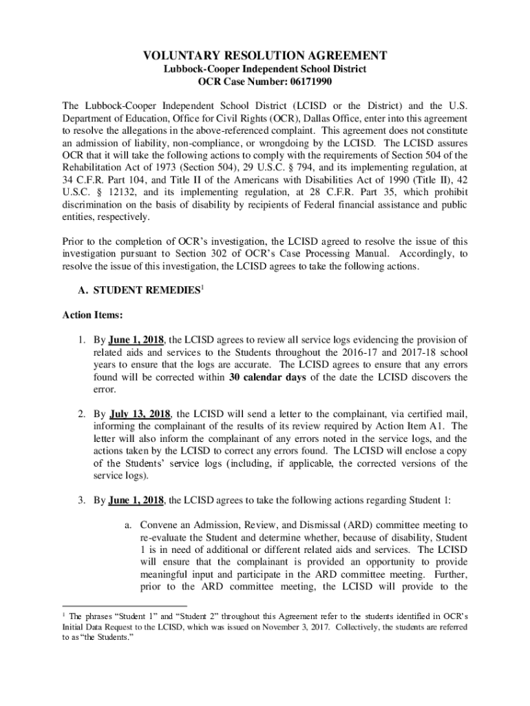 Fillable Online www2 ed Lubbock-Cooper Independent School District (PDF ...
