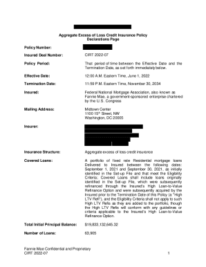 Fillable Online Protected Cell Insurance Policy. Protected Cell ...