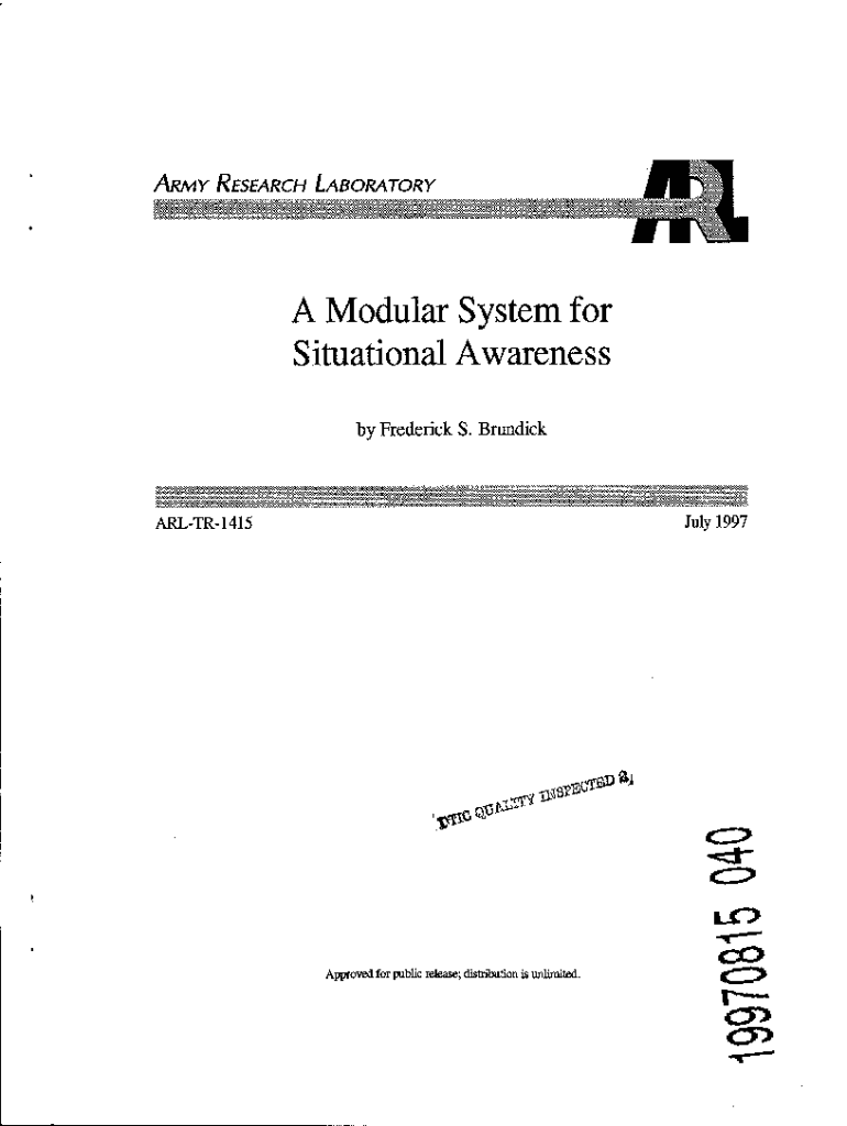 Fillable Online The Augmented REality Sandtable (ARES) Fax Email Print ...